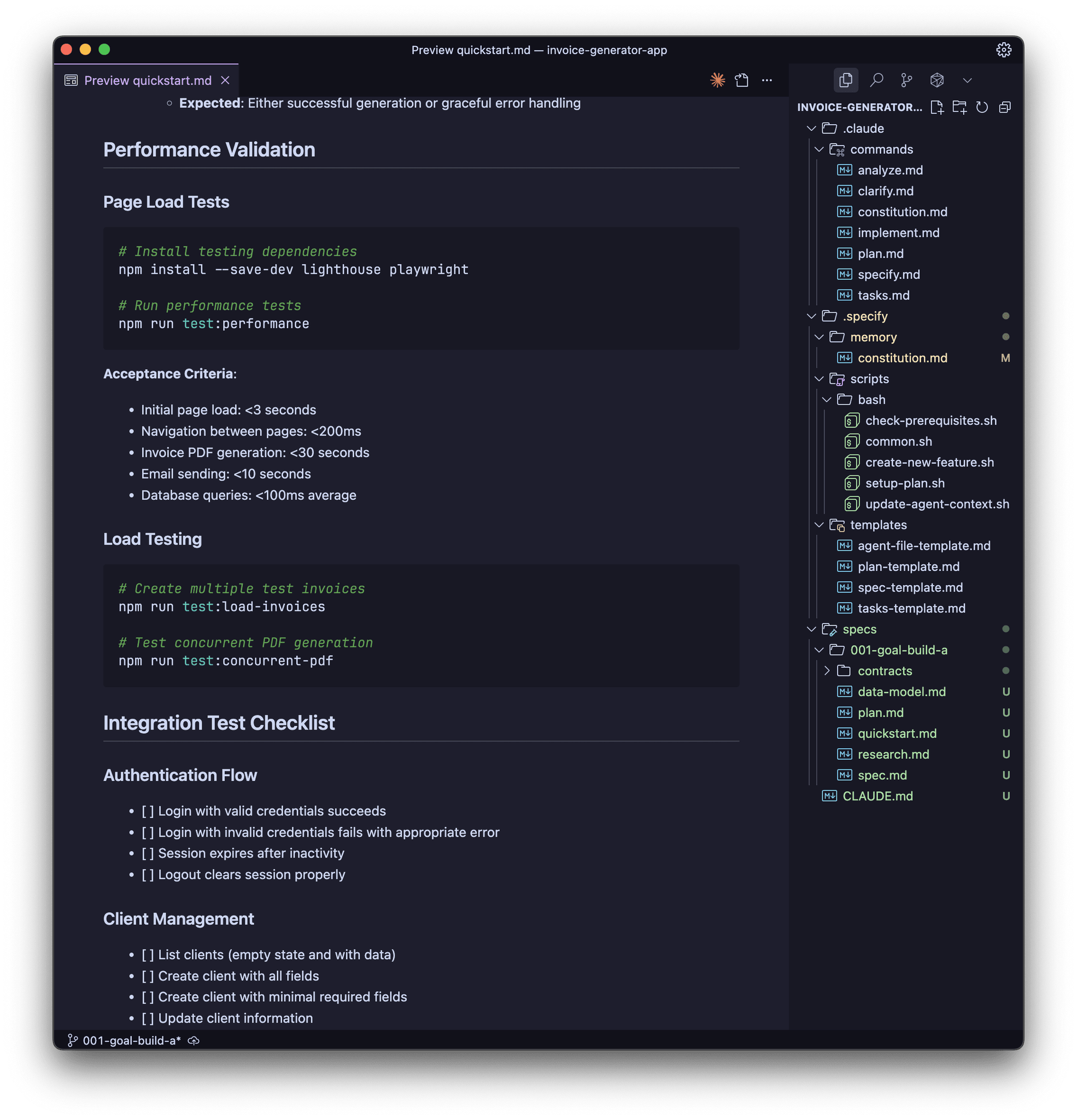 Also shows the user workflow.